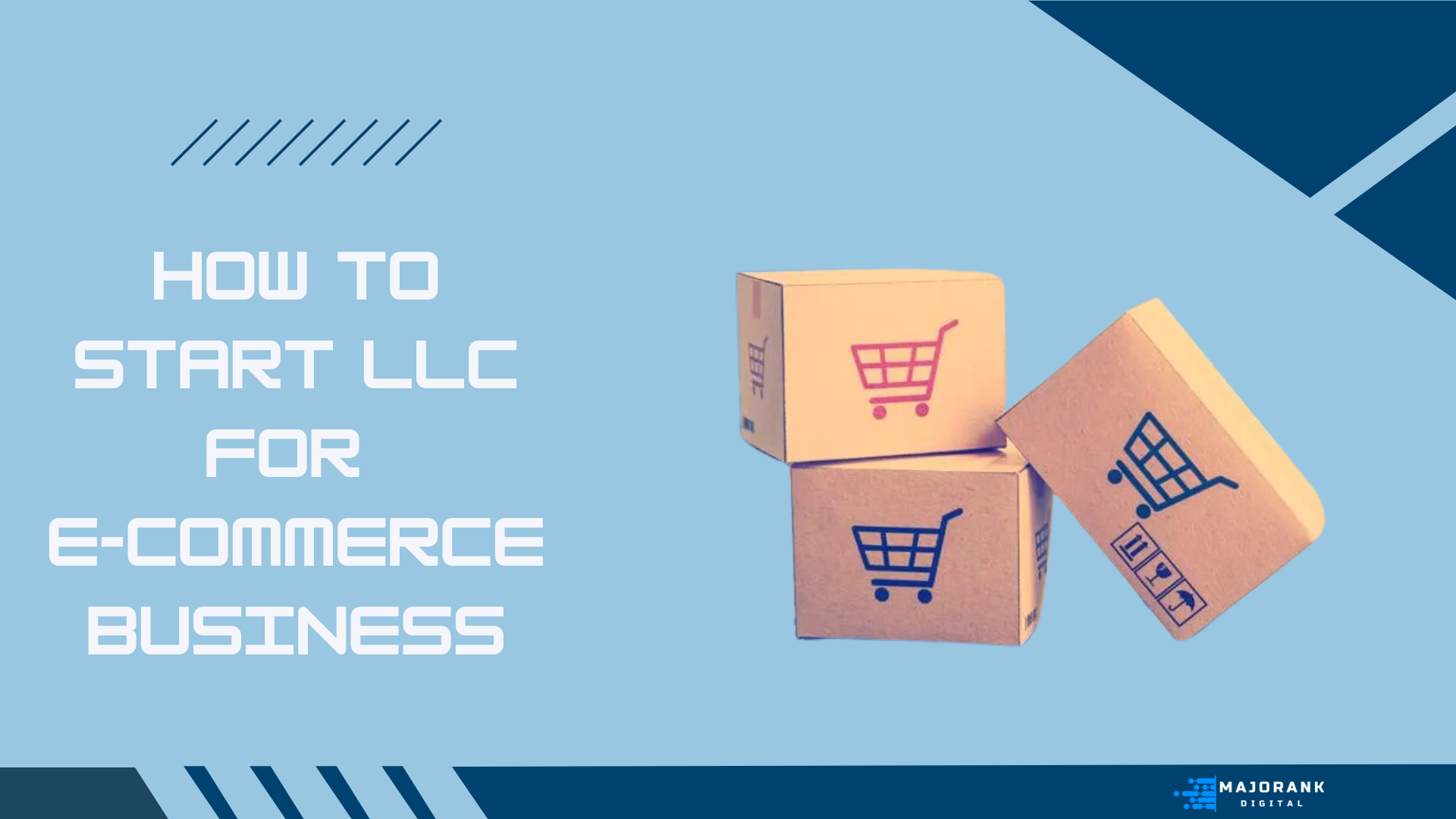 How to Start LLC for ecommerce Business - EASY STEP - Majorank